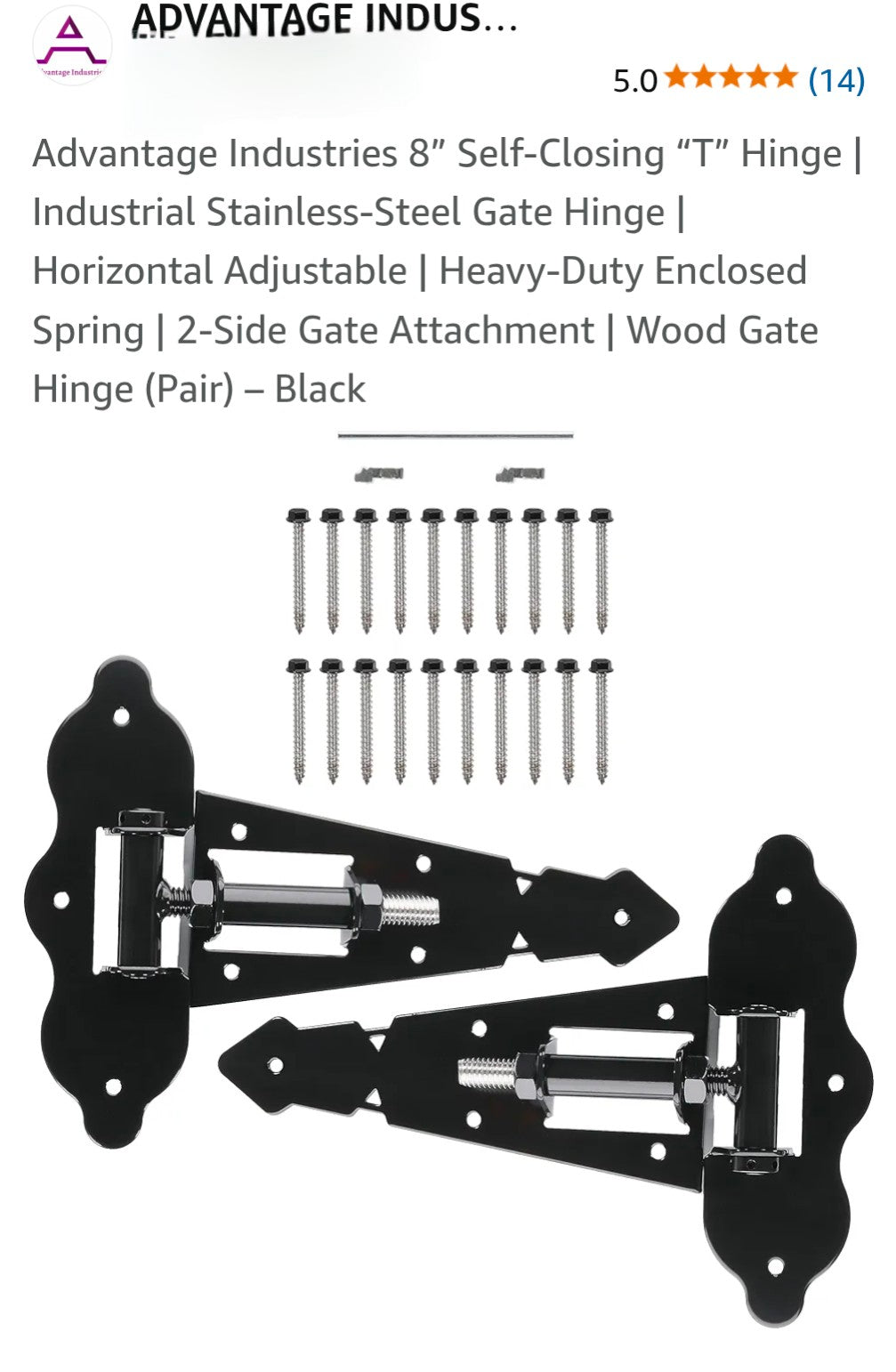 Wood SS 8" T-Hinge – Orlando Hinge Company